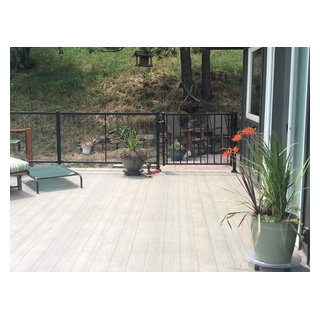 DecTec Deck Roof, Fortress Cable Railing and Wild Hog wire fence ...