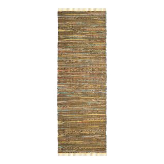 Safavieh Rag Rug Collection RAR127 Rug, 2'3"x7' - Contemporary - Hall ...