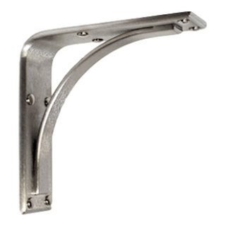 10" x 10" Simplicity Brushed Nickel Corbel - Transitional - Brackets ...