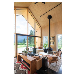 Passive Ski Cabin - Rustic - Living Room - Vancouver - by Stark ...