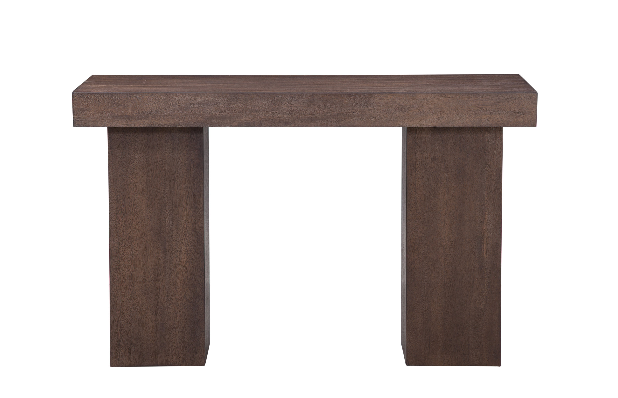 Padula Console Table - Mango Wood - Dark Brown - Transitional - Console ...