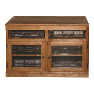 Traditional Oak TV Stand - Traditional - Entertainment Centers And Tv ...
