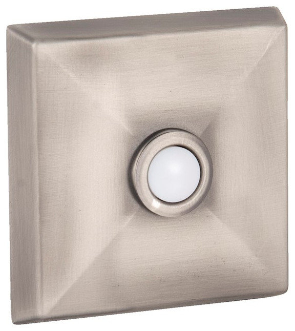 Craftmade Surface Mount LED Lighted Push Button, Pewter, PB5017-PT - Doorbells And Chimes - by ...