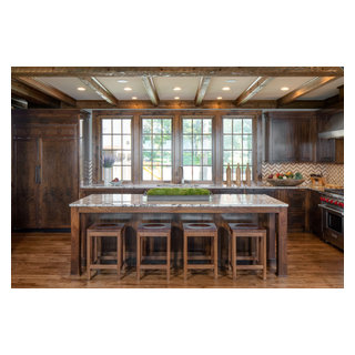 Lake Pulaski Residence - Rustic - Kitchen - Minneapolis - by Murphy ...