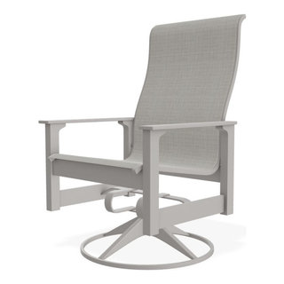 Leeward Sling Outdoor Swivel Rocker - Transitional - Outdoor Rocking ...