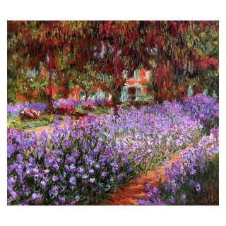 Claude Oscar Monet A Garden Wall Decal Print, 20x25 - Contemporary ...