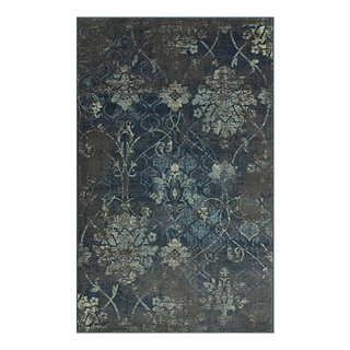Dalyn Beckham BC2161 Grey Rug, 4'11"X7'5" - Contemporary - Area Rugs ...