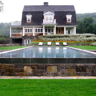 75 Beautiful Farmhouse Infinity Pool Pictures & Ideas | Houzz