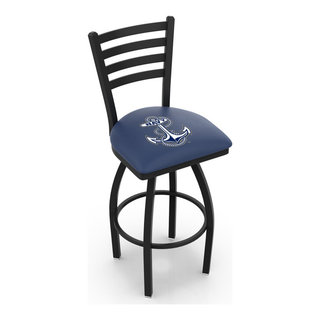 Holland L014 US Naval Academy NAVY 25" Swivel Counter Stool - Black ...