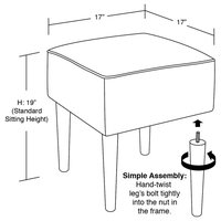 Seashells Modern Vanity Stool - Beach Style - Vanity Stools And Benches ...