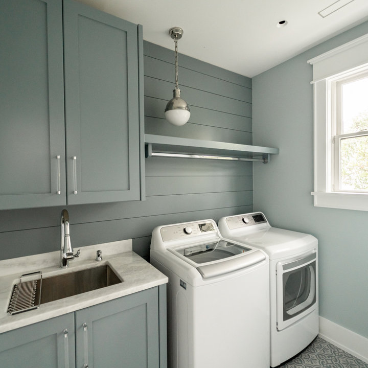 75 Beautiful Beach Style Laundry Room Ideas & Designs - July 2024 ...