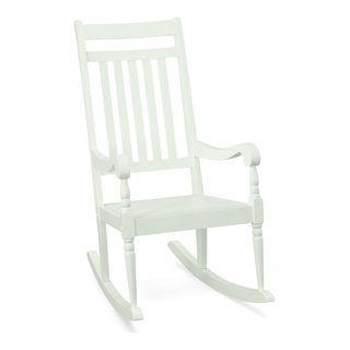 Hampton Elegant Acacia Rocker - Traditional - Rocking Chairs - by ...