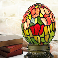 Floral Tiffany Decorative Egg - Victorian - Table Lamps - by Dale ...
