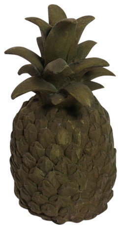 Pineapple Decoration 15", Display - Tropical - Garden Statues And Yard ...