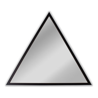 CHLOE Reflection CH8M019BK29-VTR Black Finish Triangle Framed Wall ...