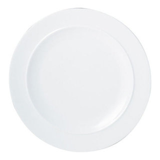 White Dinner Plate - Traditional - Dinner Plates - by Denby | Houzz