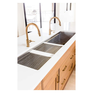 Rift White Oak Beaded inset - Traditional - Kitchen - Other - by Wende ...