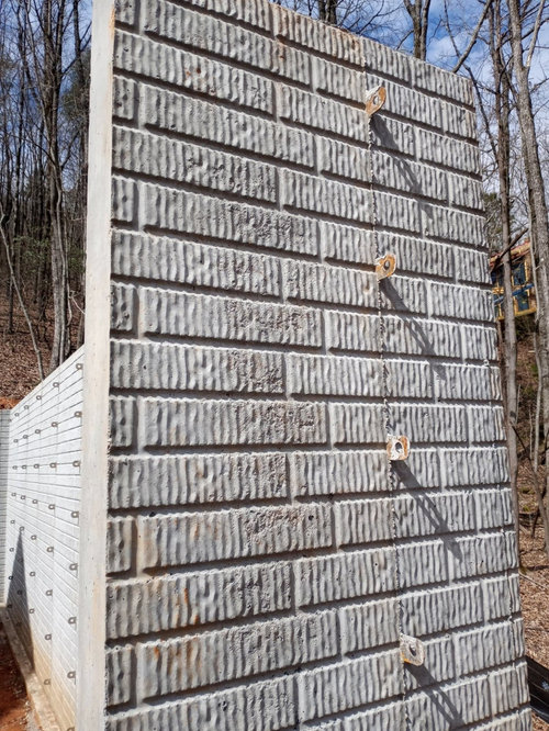 Does this concrete mold for basement walls look ok?