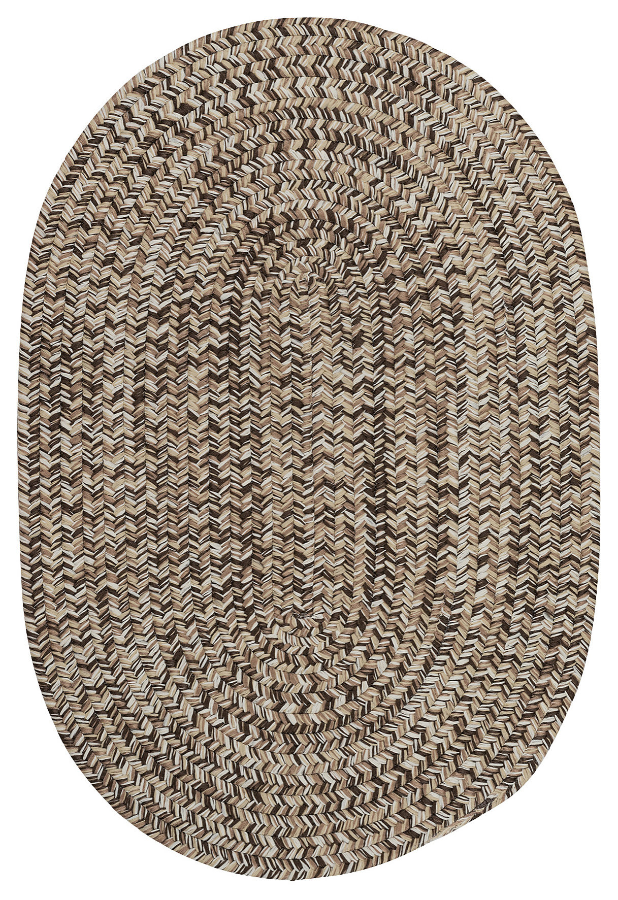 Colonial Mills Carrington Tweed Braided Area Rug, 5x7 - Farmhouse ...