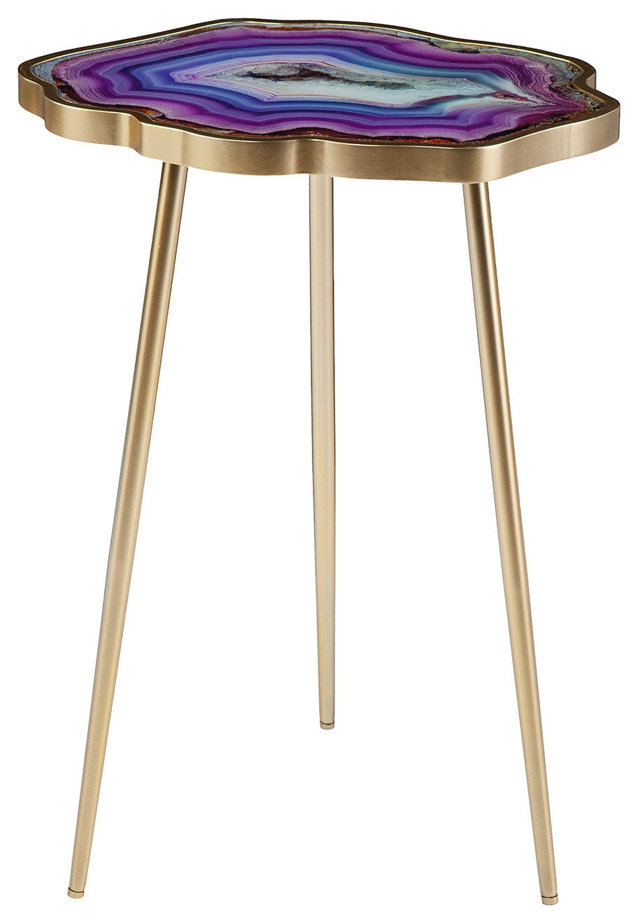 Kinior Accent Table - Purple - Contemporary - Side Tables And End ...