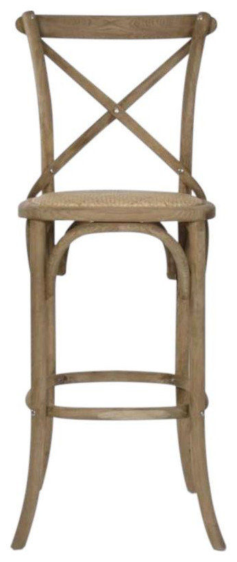 Traditional Parisienne Cafe Bar Stool - Tropical - Bar Stools And ...