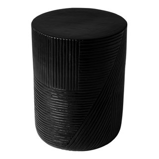 Provenance Serenity Textured Side Table 16" - Contemporary - Side ...