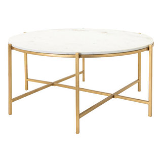 Surya Anaya Coffee Table 18"H X 34"W X 34"D - Contemporary - Coffee ...