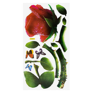 Brilliant Flowers - Wall Decals Stickers Appliques Home Decor ...