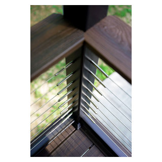 Balcony Deck - Distinction Collection Rustic Walnut and CP315 Composite ...