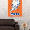 New York Mets Retro Logo Poster, 22.375"x34" - Contemporary - Kids Wall ...