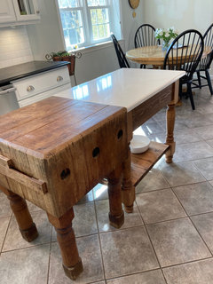 putting quartz on a vintage butcher block. | Houzz Forum