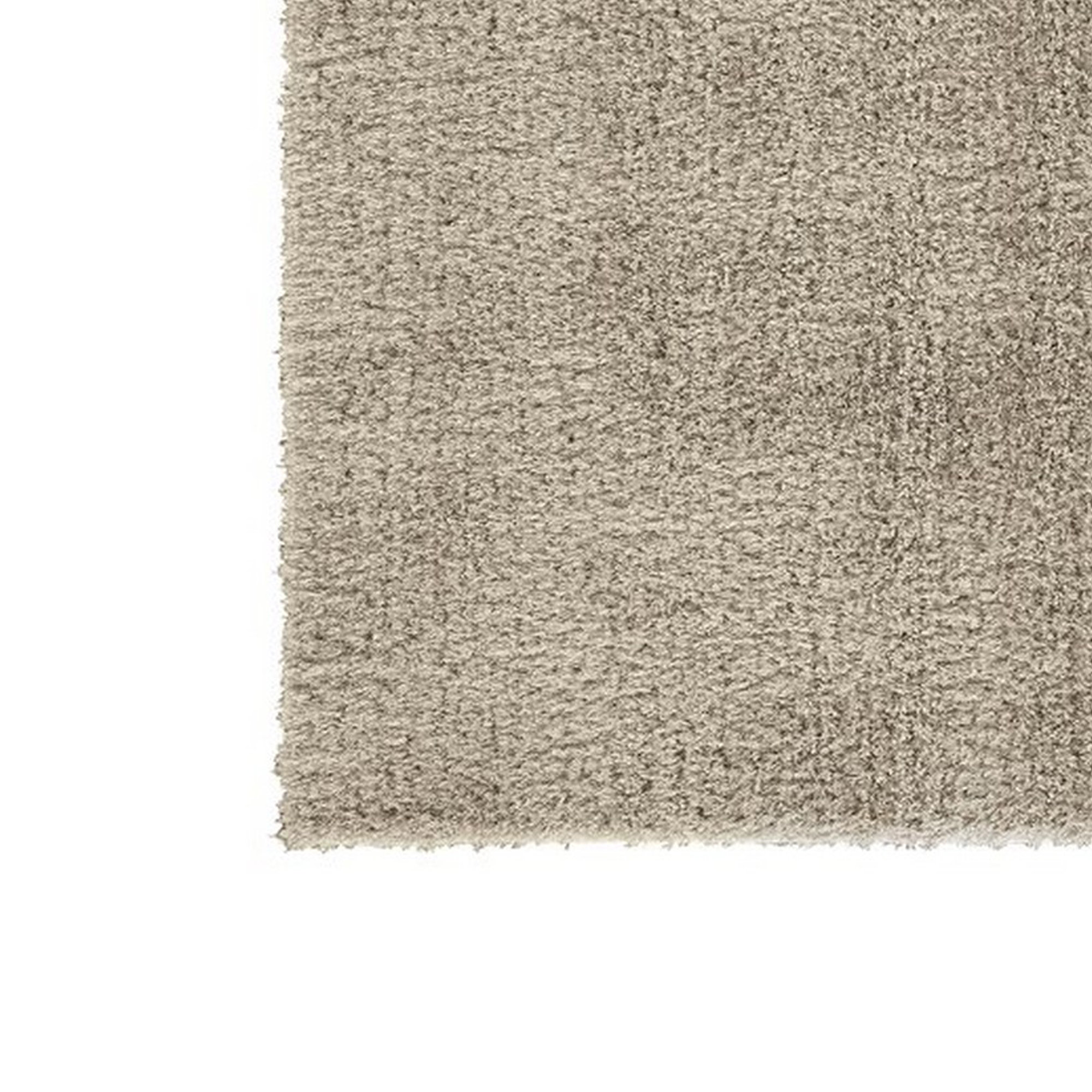 Machine Woven Shag Design Rug with Ultra Thick Pile, Large, Charcoal ...