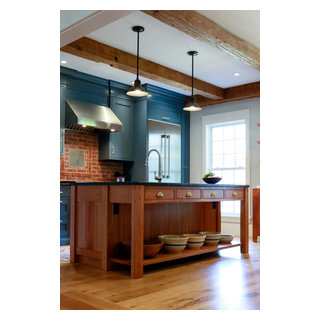 A Modern Historical Kitchen - Farmhouse - Boston - by CMC Design Studio ...