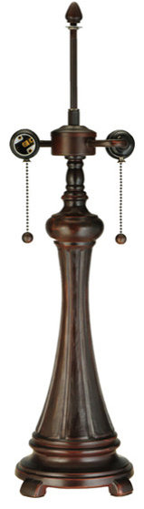 24" High Fluted Table Base - Traditional - Lamp Bases - by Meyda ...
