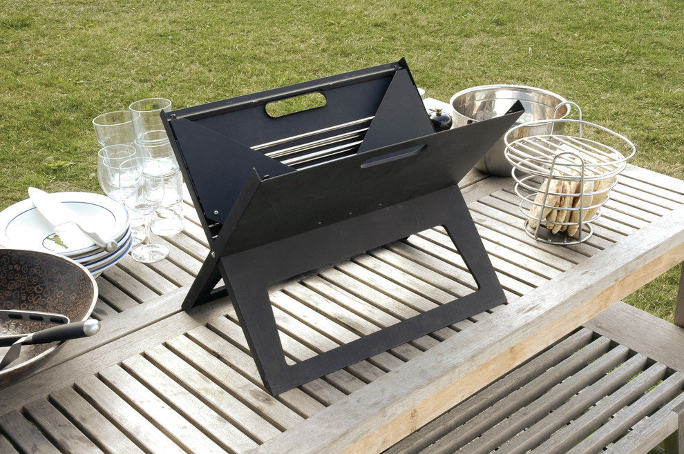 Black Notebook Charcoal Grill - Transitional - Outdoor Grills - by Fire ...