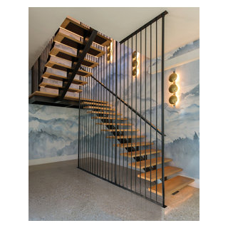 Wellness Addition - Contemporary - Staircase - Dallas - by HRS BUILD ...