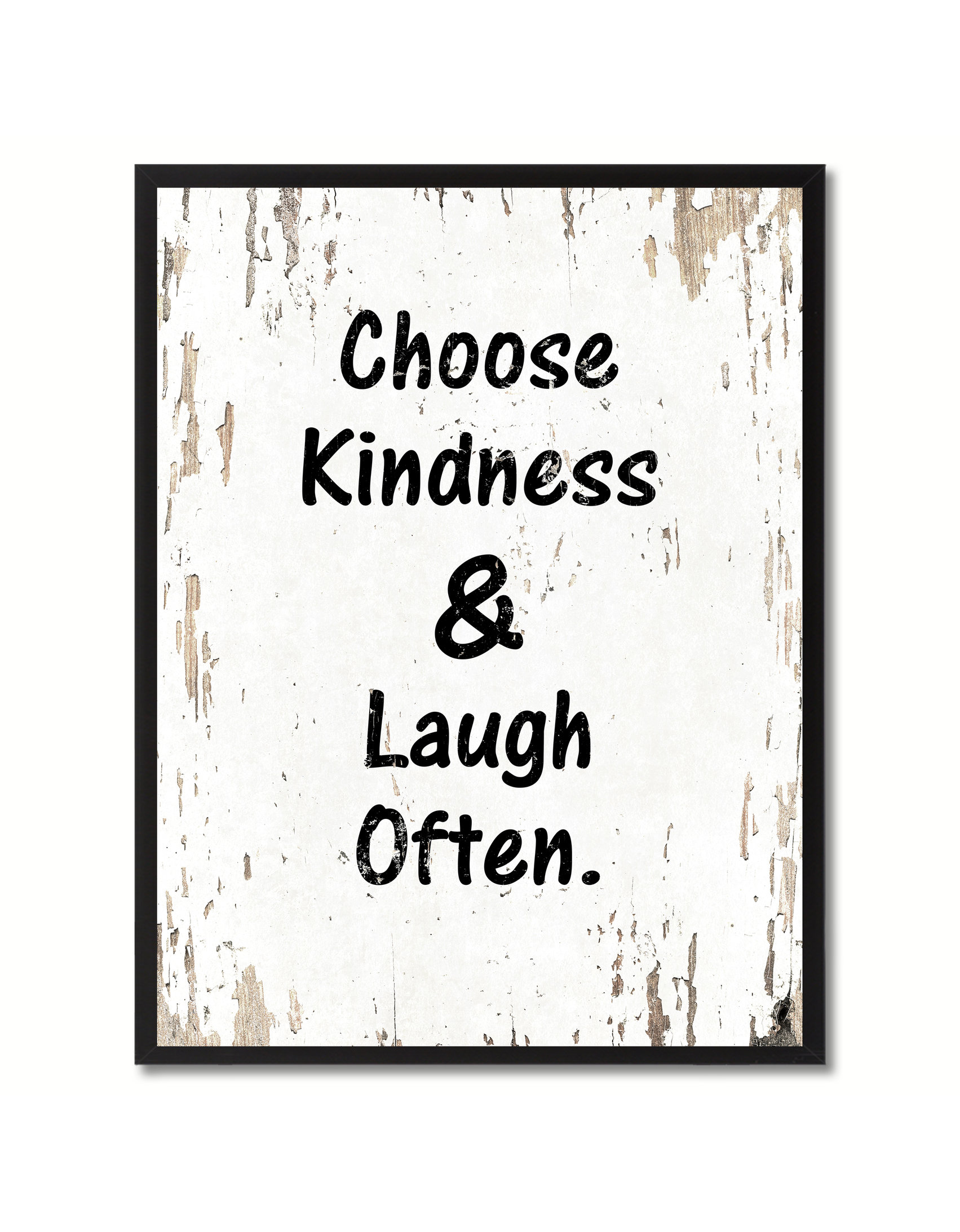 Choose Kindness & Laugh Often Inspirational, Canvas, Picture Frame, 13 ...
