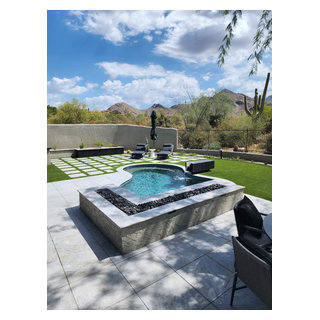 DC Ranch Haciendas I - Modern - Pool - Phoenix - by Merit Landworks | Houzz