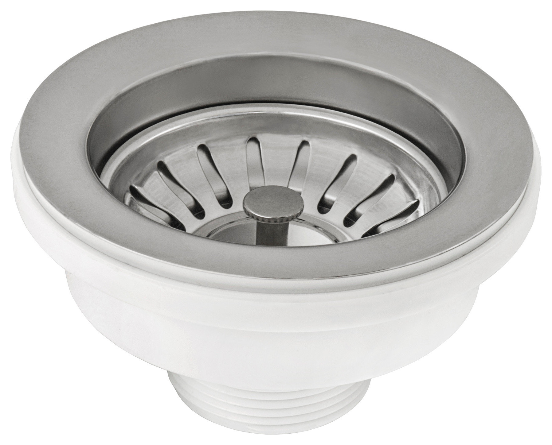 Fireclay Kitchen Sink Drain Assembly - Stainless Steel - Modern ...