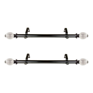 Jaya Side Curtain Rods 12-20" - Traditional - Curtain Rods - by Rod ...