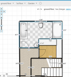 Bathroom and Dressing Room Plans | Houzz UK