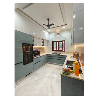 4bhk appartment - Indian - Kitchen - Ahmedabad - by Heimat Design Studio | Houzz