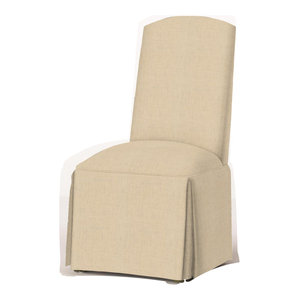 Preston Parsons Dining Chair With Brown Cherry Tapered Legs ...