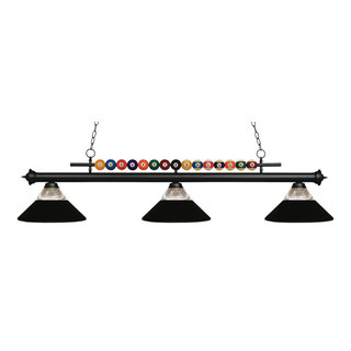 Z-LITE 170BN-RMB 3 Light Billiard Light - Traditional - Pool Table ...