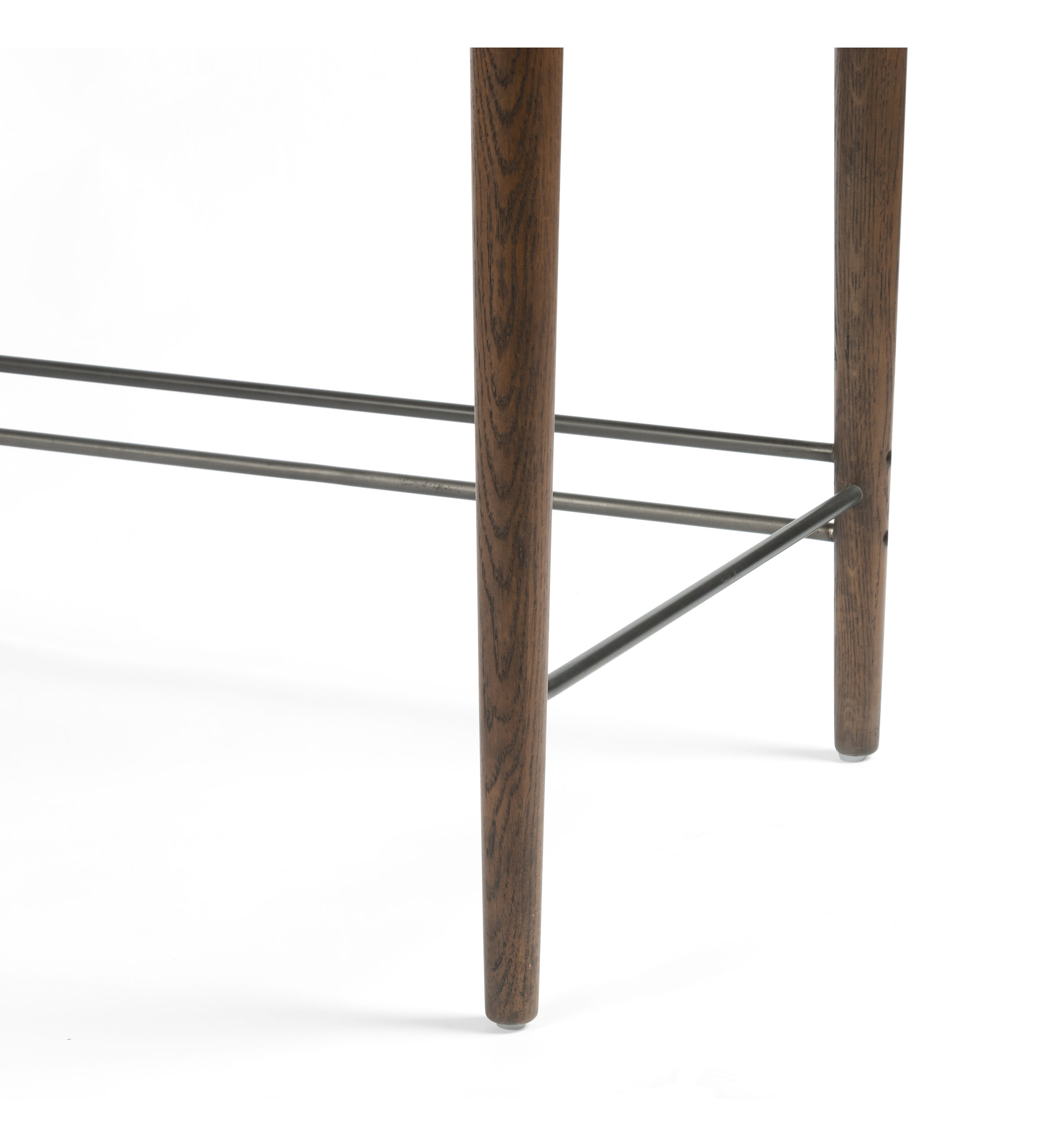 Moreau Writing Desk-Dark Toasted Oak - Midcentury - Desks And Hutches ...