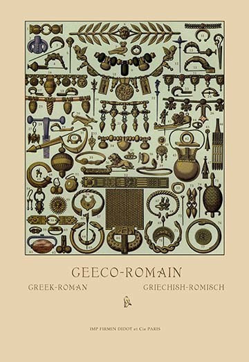 Greco-Roman Metalwork, 20" x 30" - Traditional - Prints And Posters ...