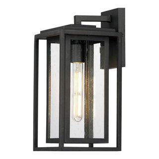 Maxim Lighting Cabana VX 1 Light 15"H Outdoor Wall Light, Black ...