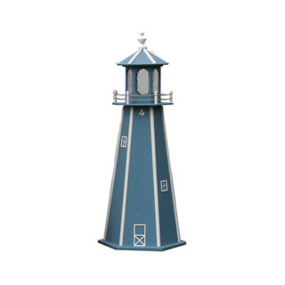 Standard Lighthouse, 5 Foot - Beach Style - Garden Statues And Yard Art ...