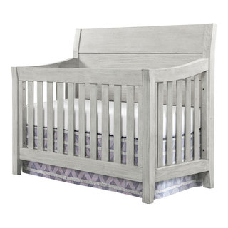 Timber Ridge 57"W Wood Convertible Crib, Weather Washed Sierra ...