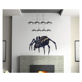 Spider Vinyl Wall Decal SpiderUScolor004, 18 in. - Contemporary - Wall ...
